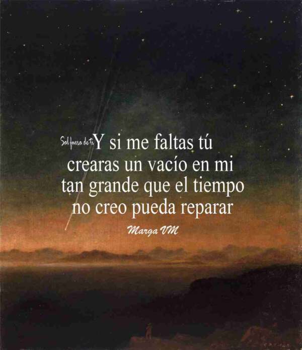 Y si me faltas tú... - Salfueradeti.es