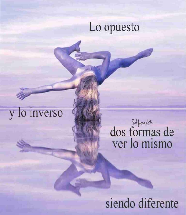 Lo opuesto y lo inverso dos formas de ver lo mismo - Salfueradeti.es